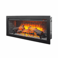 42 Inch Black Electric Fireplace Insert - Infrared Fireplace Heater ...