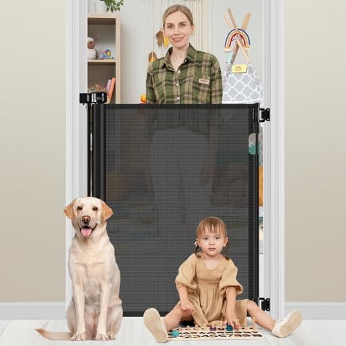 42 Inch Extra Tall Gate 0"-39" Wide Narrow Gate for Stairs Extra Tall ...