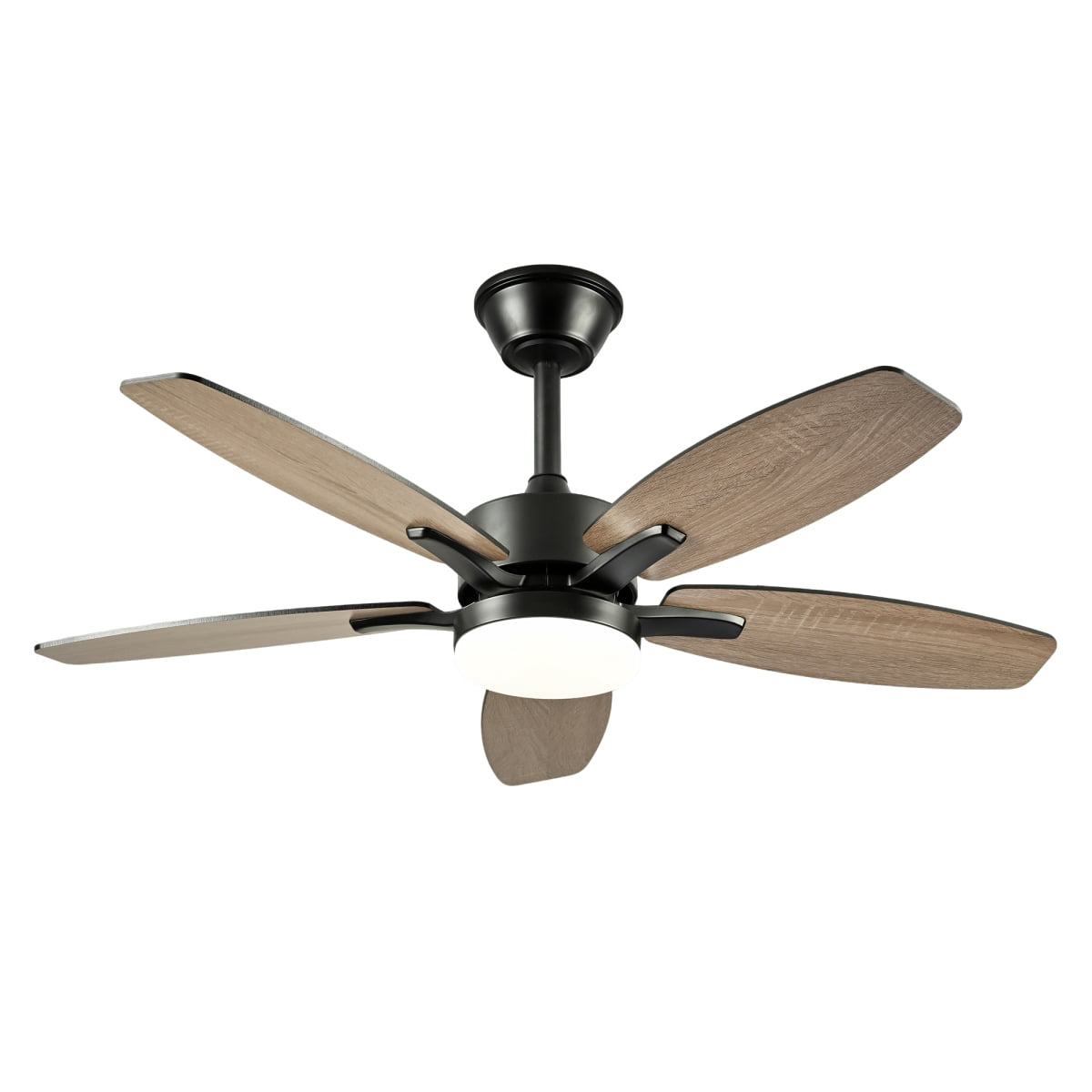 42 Inch Plywood Ceiling Fan with Light DC Motor Remote Control 5 Blades ...