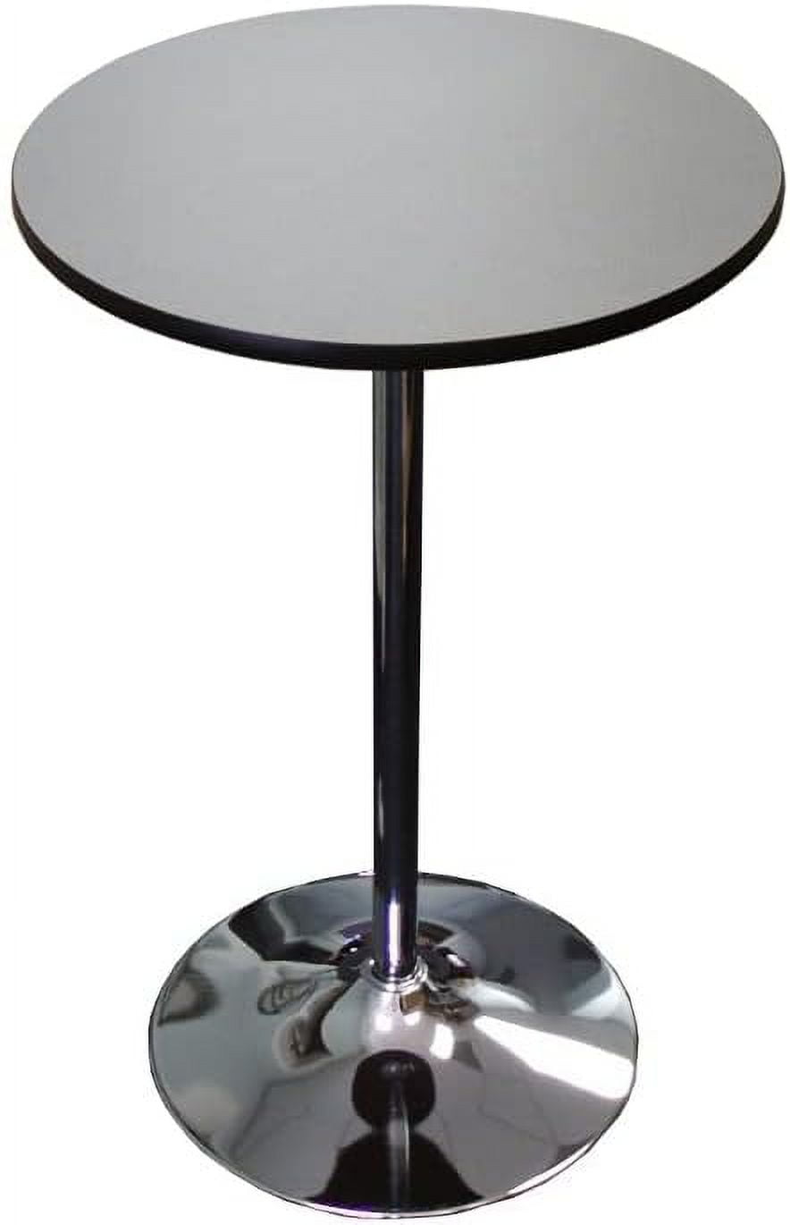 42 Inch Tall Portable Highboy Table with Chrome Trumpet Base - Walmart.com