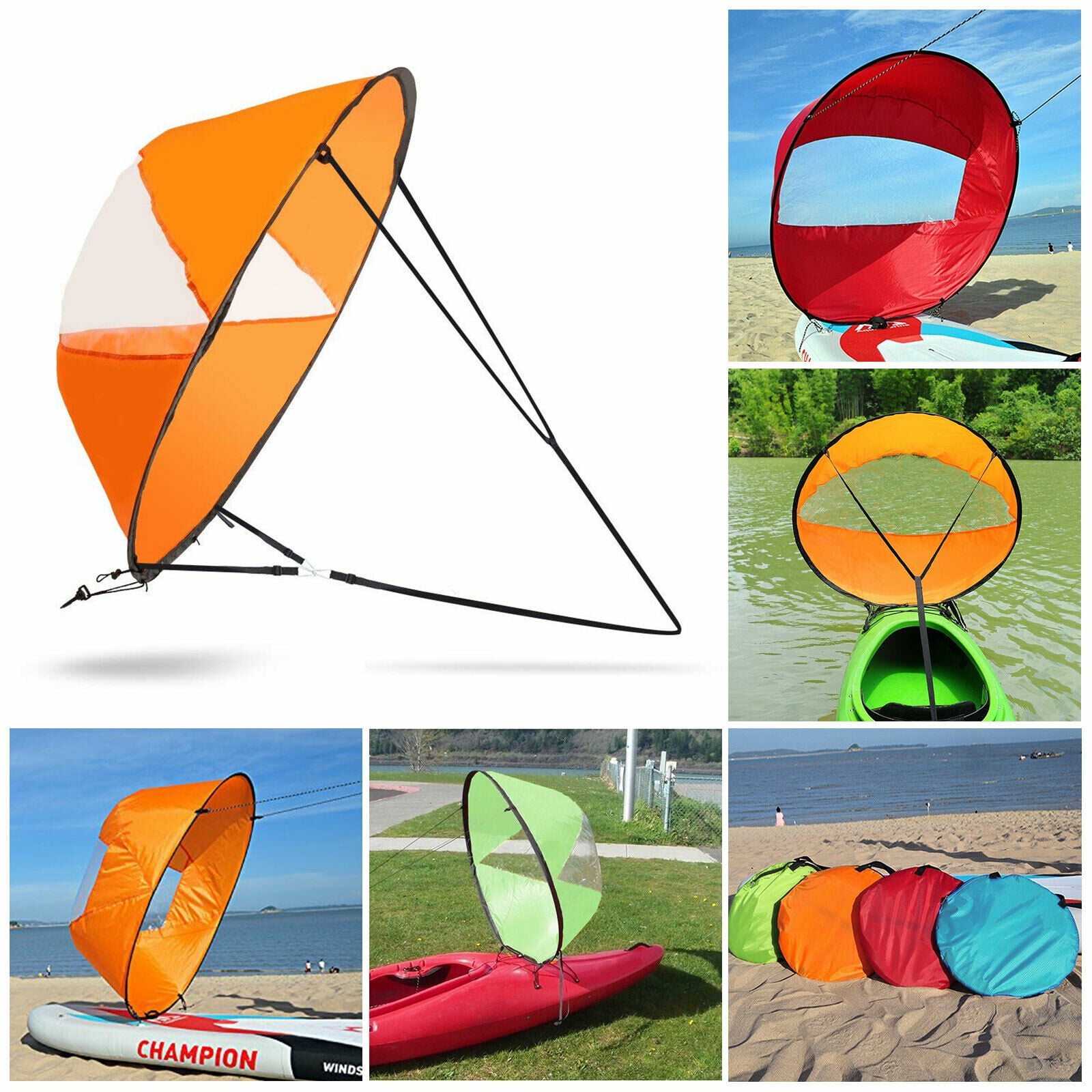 42" Kayak Boat Wind Sail Sup Sailboat Paddle Board Sailing Windpaddle ...