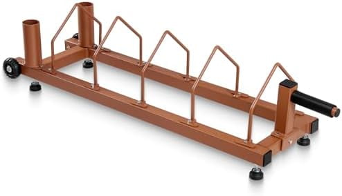 42''L x 13.6''W x 5.1''H Horizontal Weight Plates Rack Olympic Bar ...