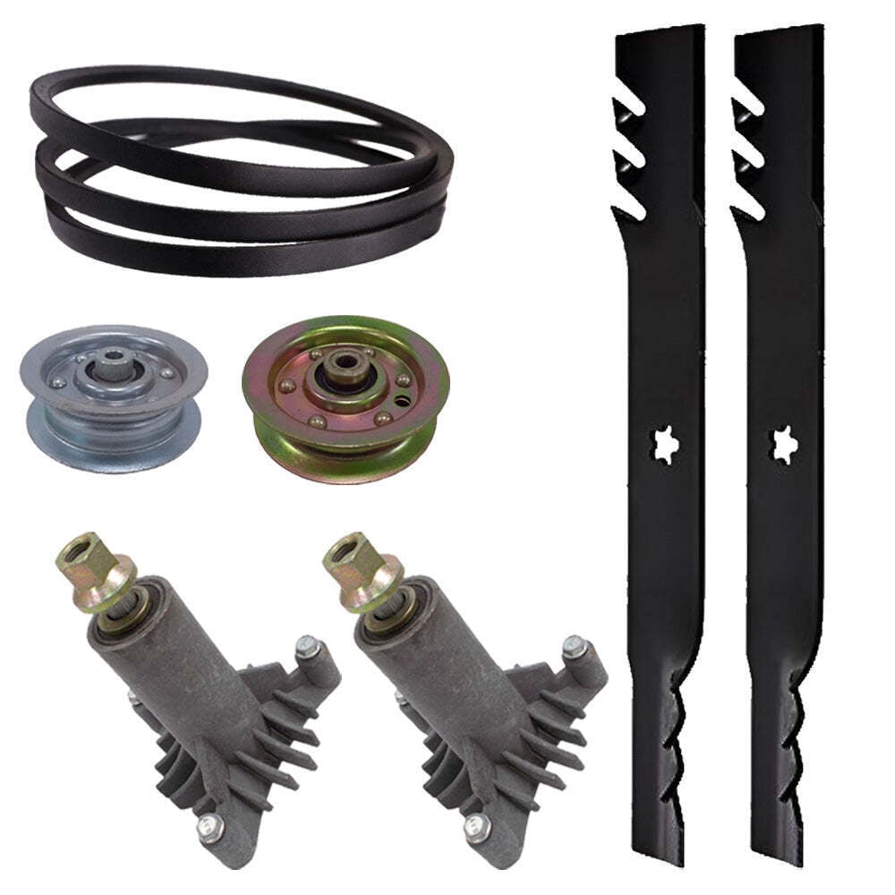 42" Lawn Mower Deck Rebuild Kit For Blade Spindle Pulley Belt 130794 ...