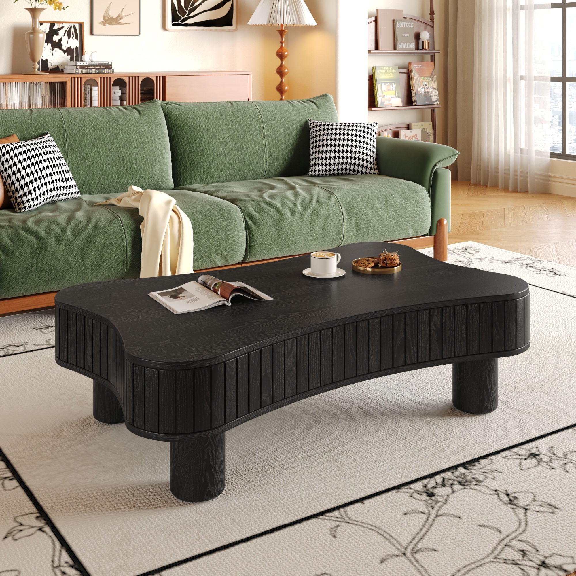 42" Lift Top Coffee Table with Hidden Storage - Hydraulic Lift ...