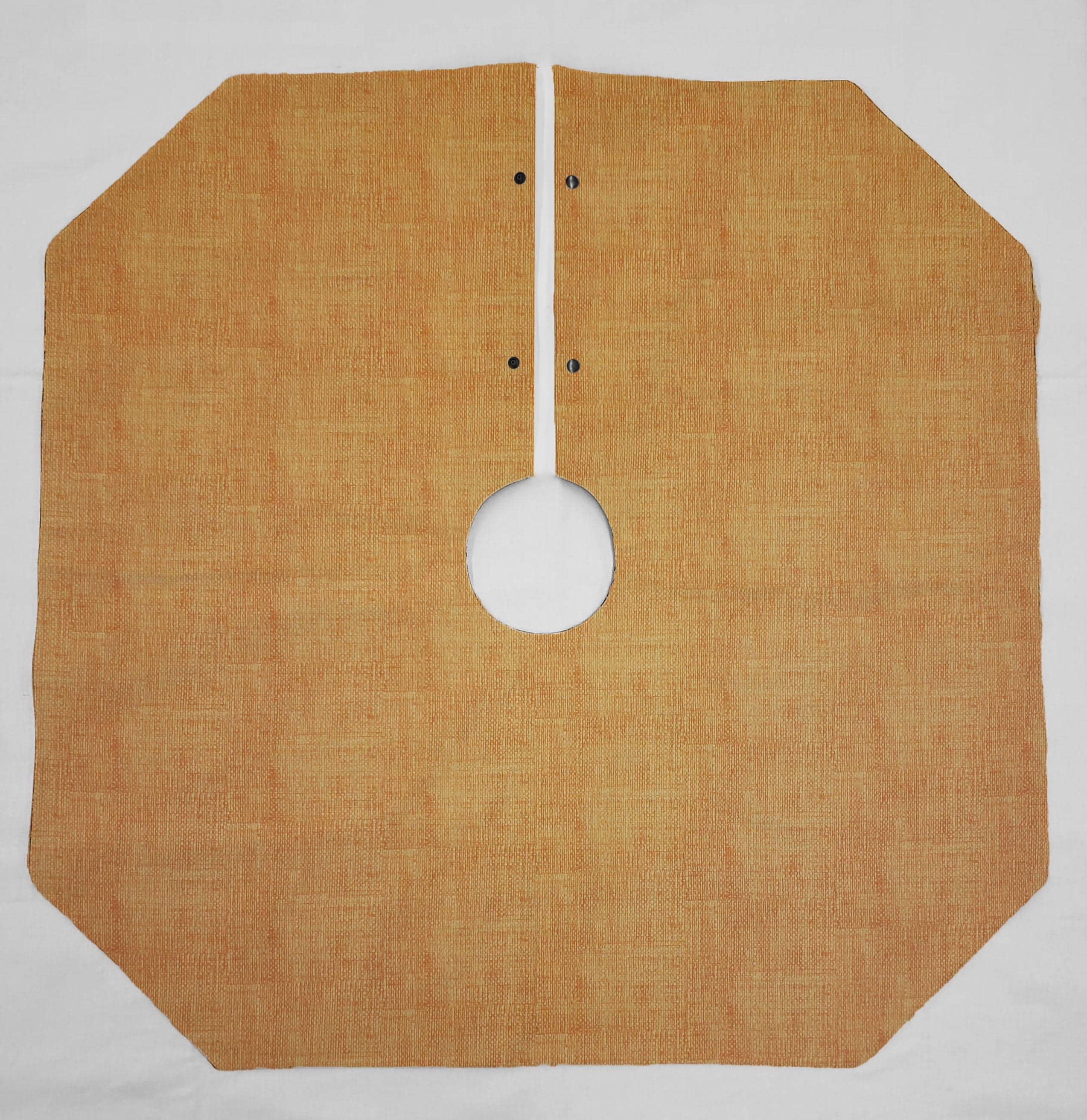 Faux Burlap Christmas Tree Skirt By Penny's Needful Things (Orange ...