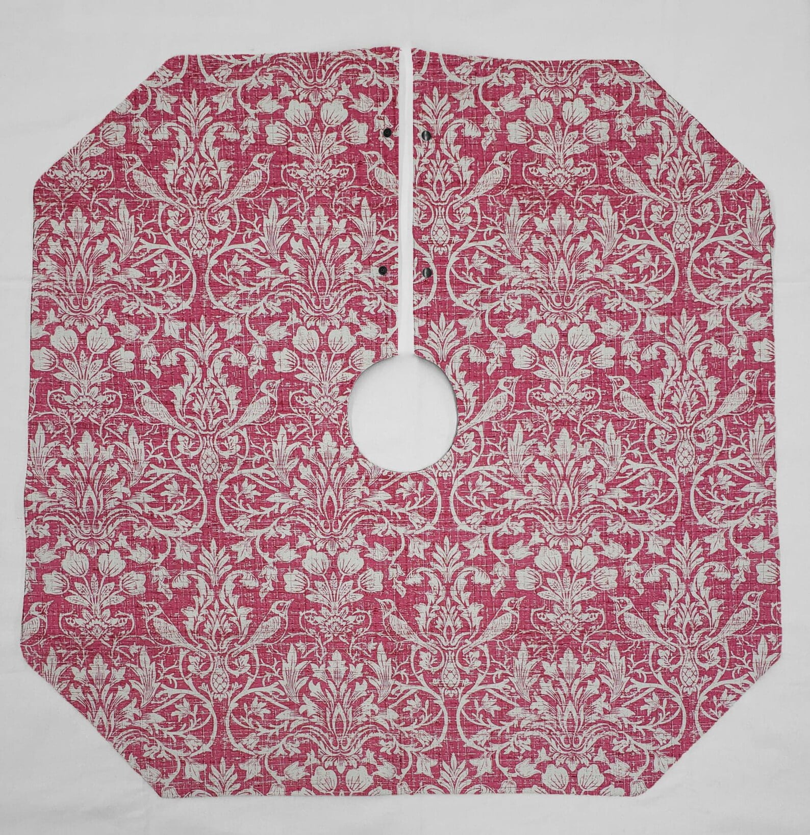 Damask Christmas Tree Skirt By Penny's Needful Things (Pink Floral ...