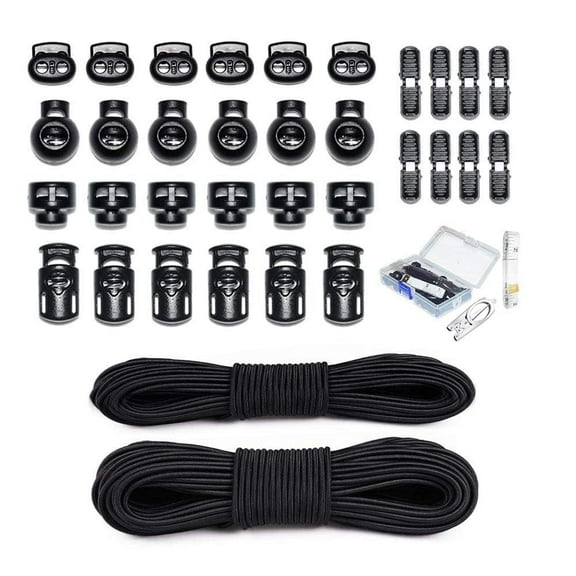 LAILLSH 2026 New Arrival Copier Rope Cord Locks Clip End Single Holes ...