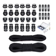 Craft County 10 Piece Plastic 5mm Dual Hole Cord Locks - Many Colors ...