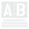 42 Pcs Large Letter Stencils Painting Template Plastic Alphanumeric ...