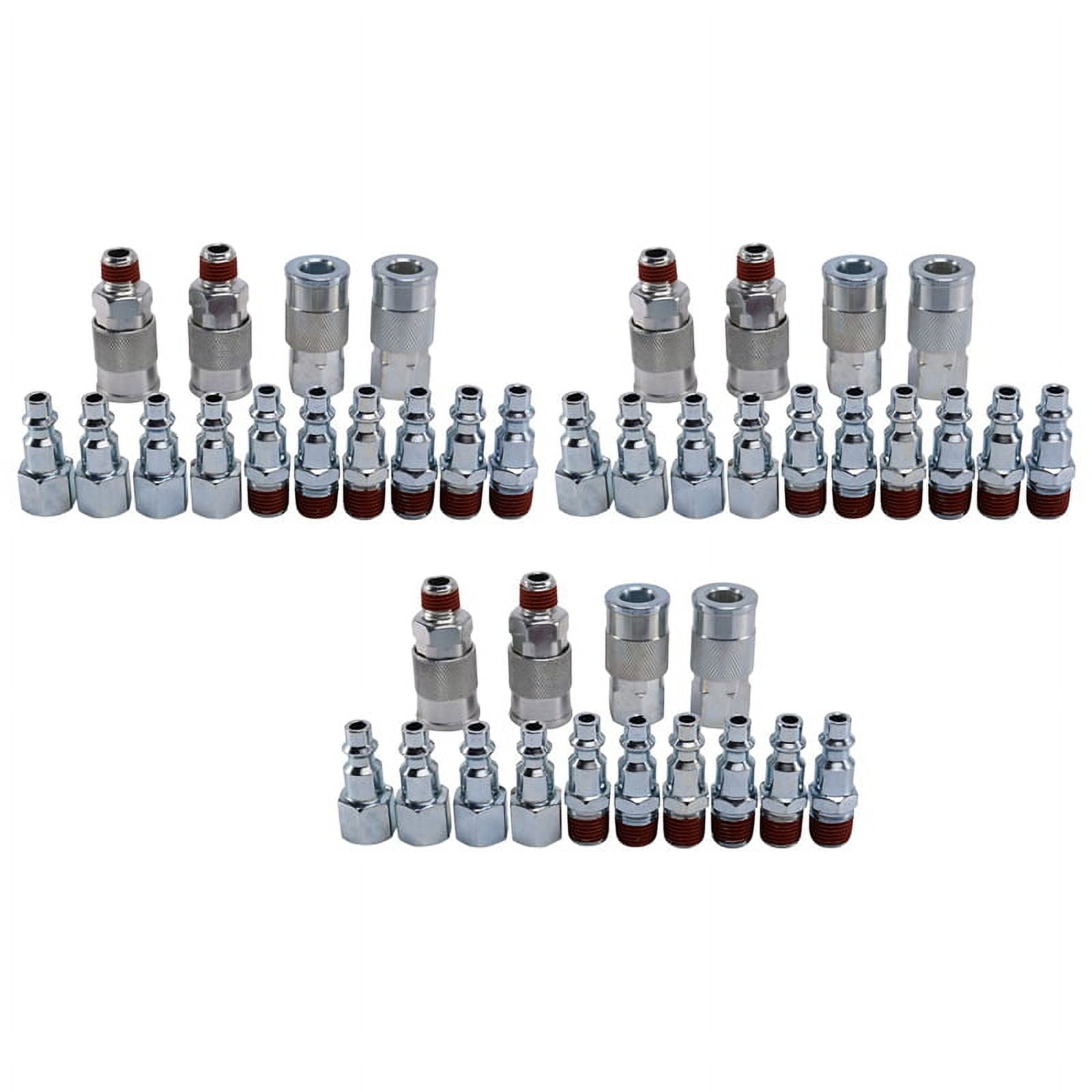 42 Pieces 1/4 Inch Npt Quick Connect Air Coupler and Plug Kit for Air ...