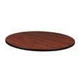 42" Round Laminate Table Top- Cherry/ Maple - Walmart.com