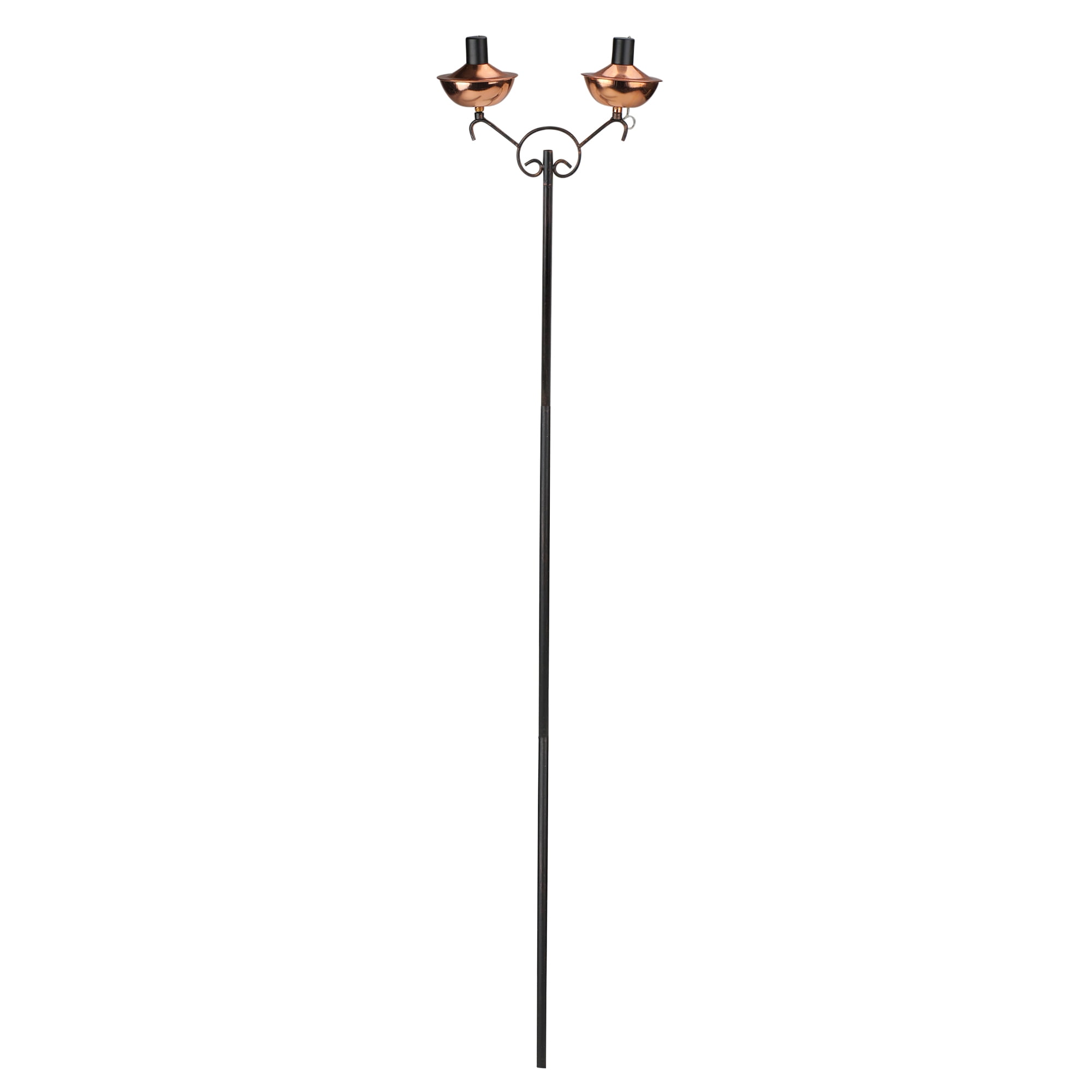42" Shiny Sleek Copper Oil Lamp Outdoor Patio Torch - Walmart.com