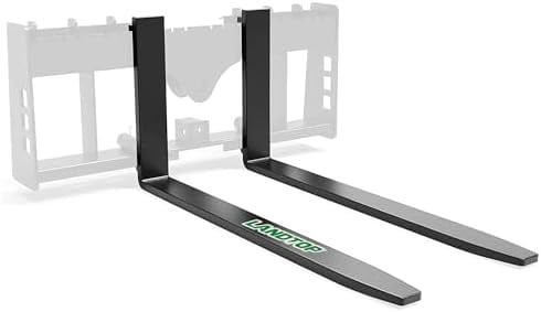42" Skid Steer Forks, Heavy Duty 3000 LBS Quick Attach Pallet Forks for ...