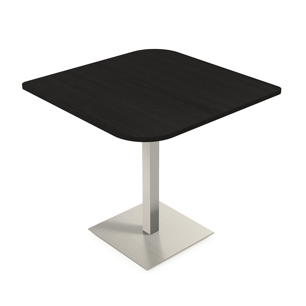42" Small Dou Bistro Height Table Square Metal Base Bar Table - Walmart.com