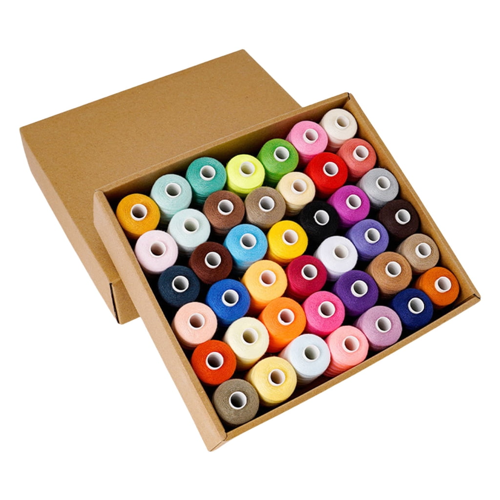 42 Spools Polyester Sewing Thread for Sewing Machine Hand Stitching ...
