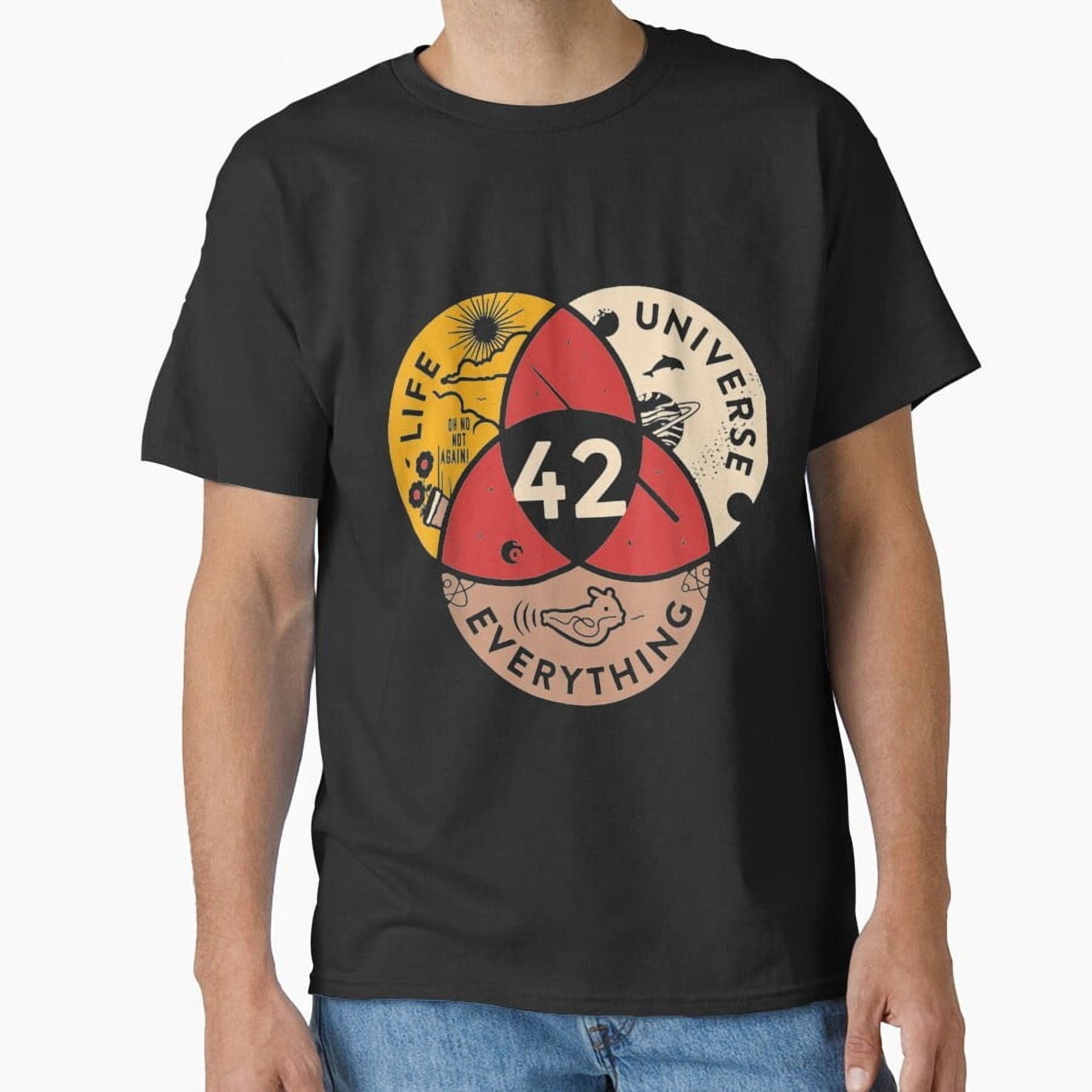 42 The Answer to Life The Universe and Everything H5284 Unisex T-Shirt ...