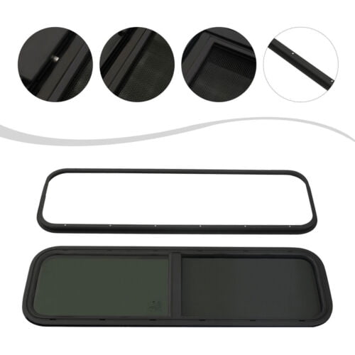 42"W X 12"H Horizontal Slider RV Window Cargo Trailer With Mounting ...