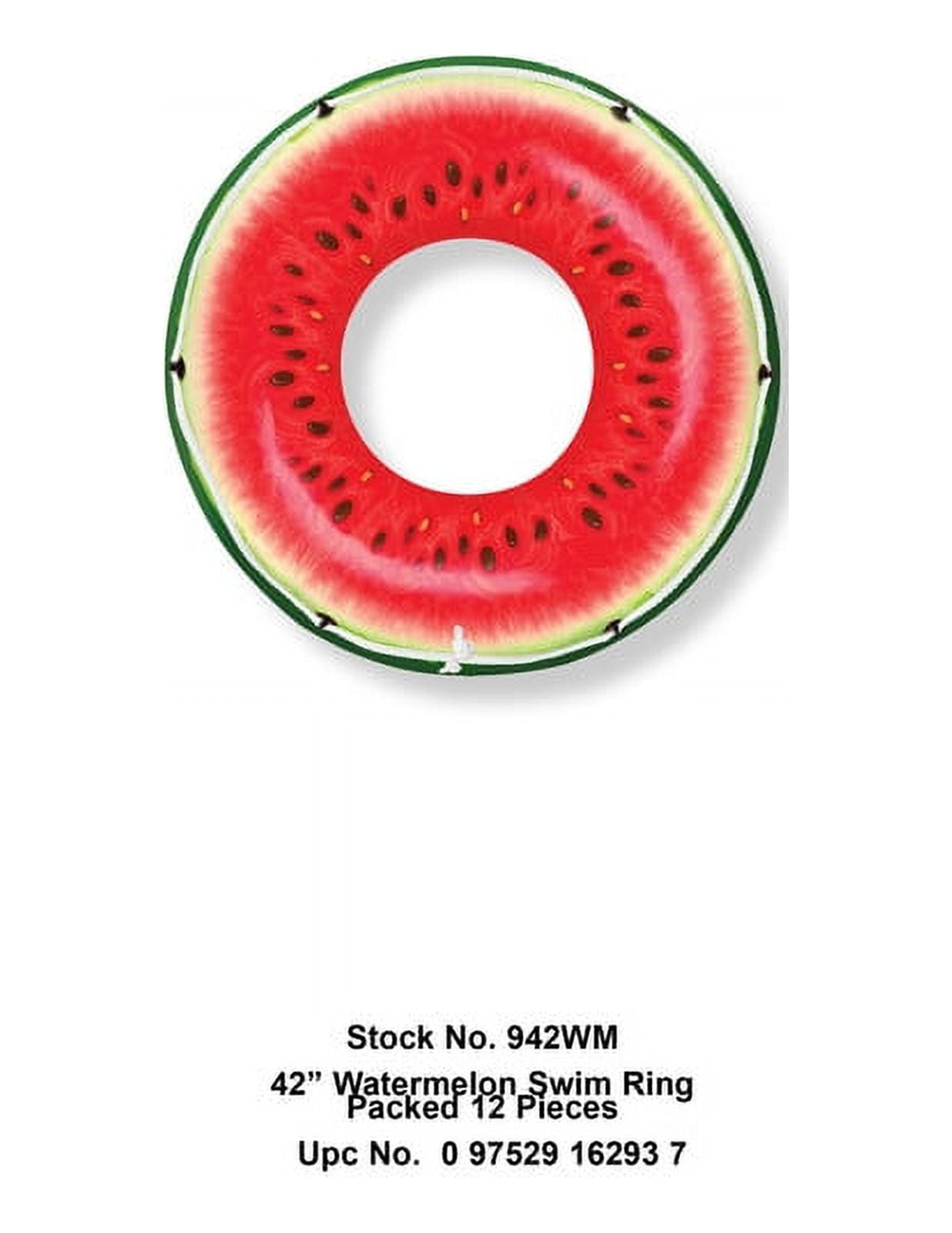 42" Watermelon Swim Ring 842WM - Walmart Business Supplies