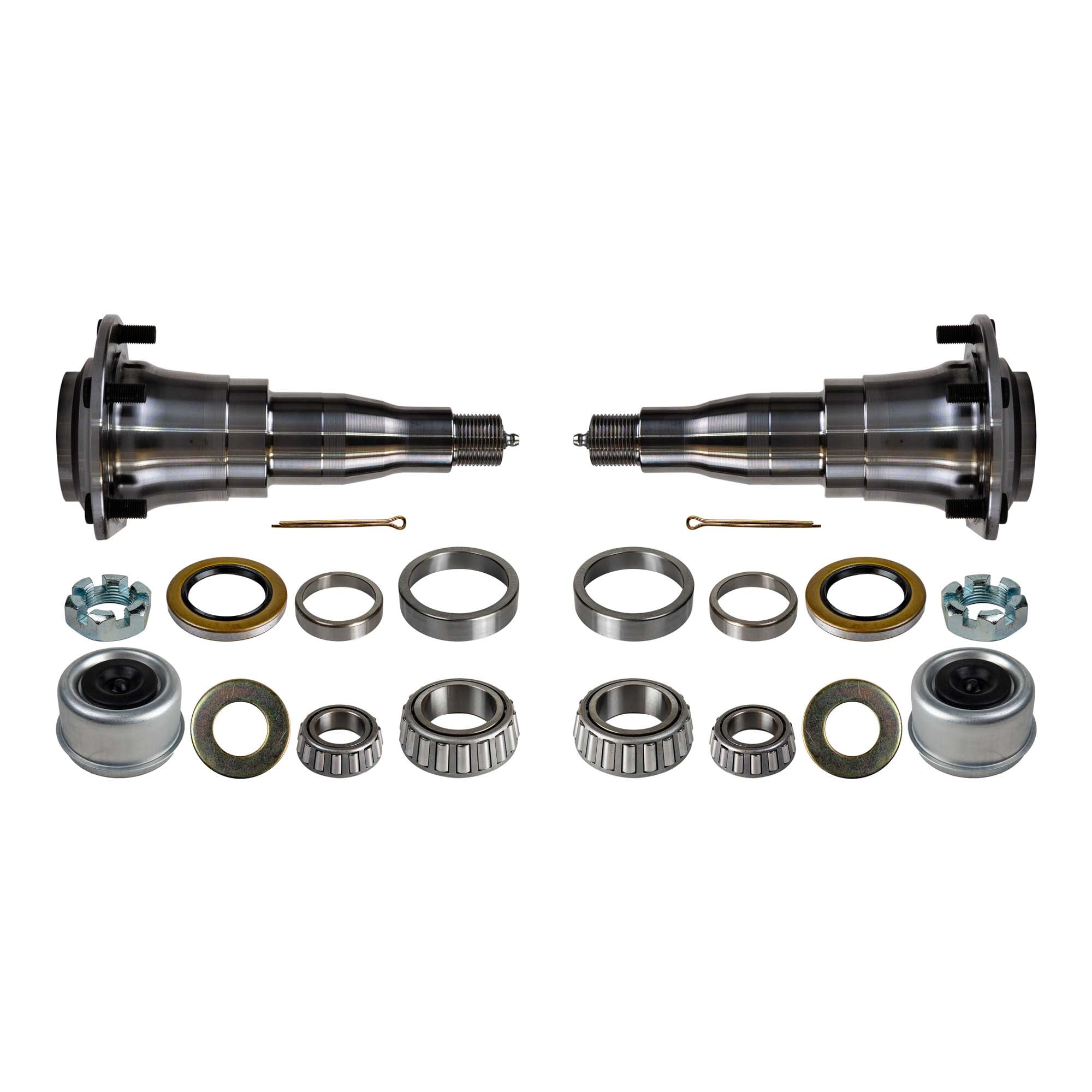 #42 Weld-On Spindle With Flange for 7000 lb Trailer Axles - 2 1/4 ...