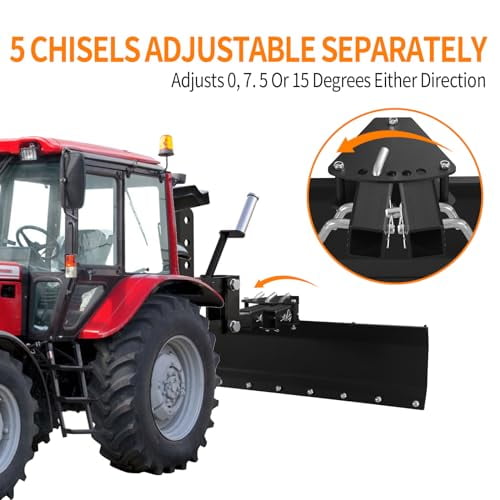 42" Width 3 Point Rear Grading for CAT 0 & CAT 1 Tractor, Heavy Duty ...