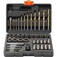 42 count Bolt Extractor Kits with Left Hand Cobalt Drill Bit Set, Easy ...