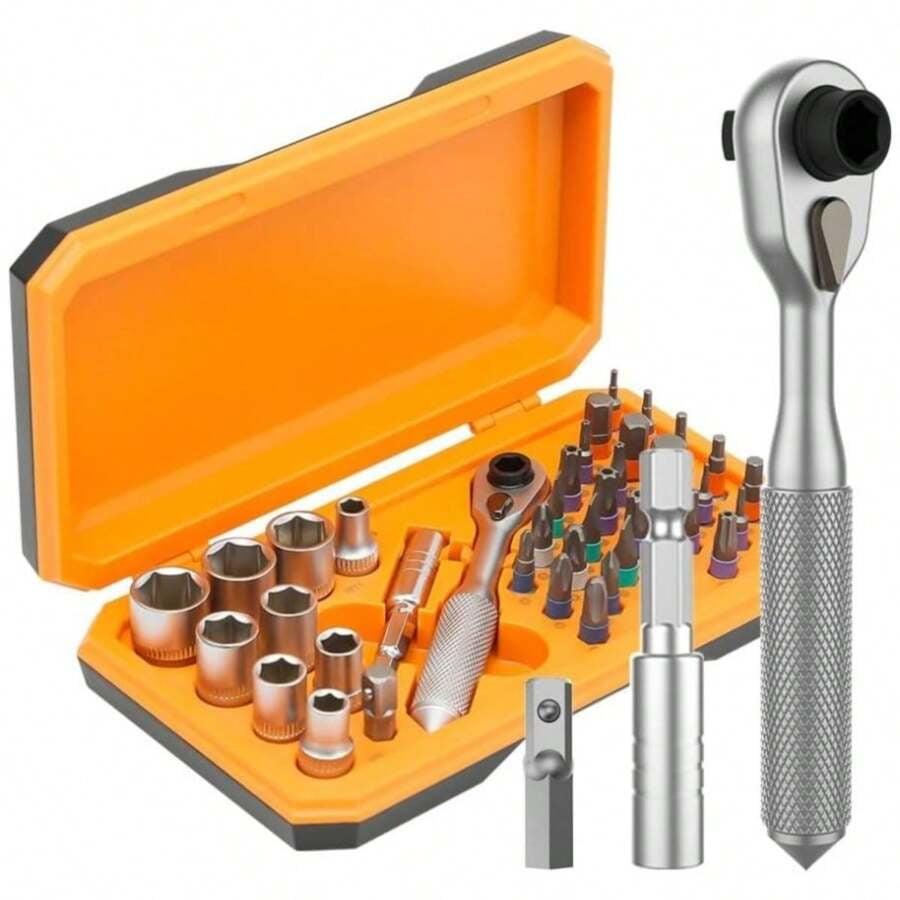 42-in-1 Ratcheting Torque Screwdriver Set with Magnetic Drive ...