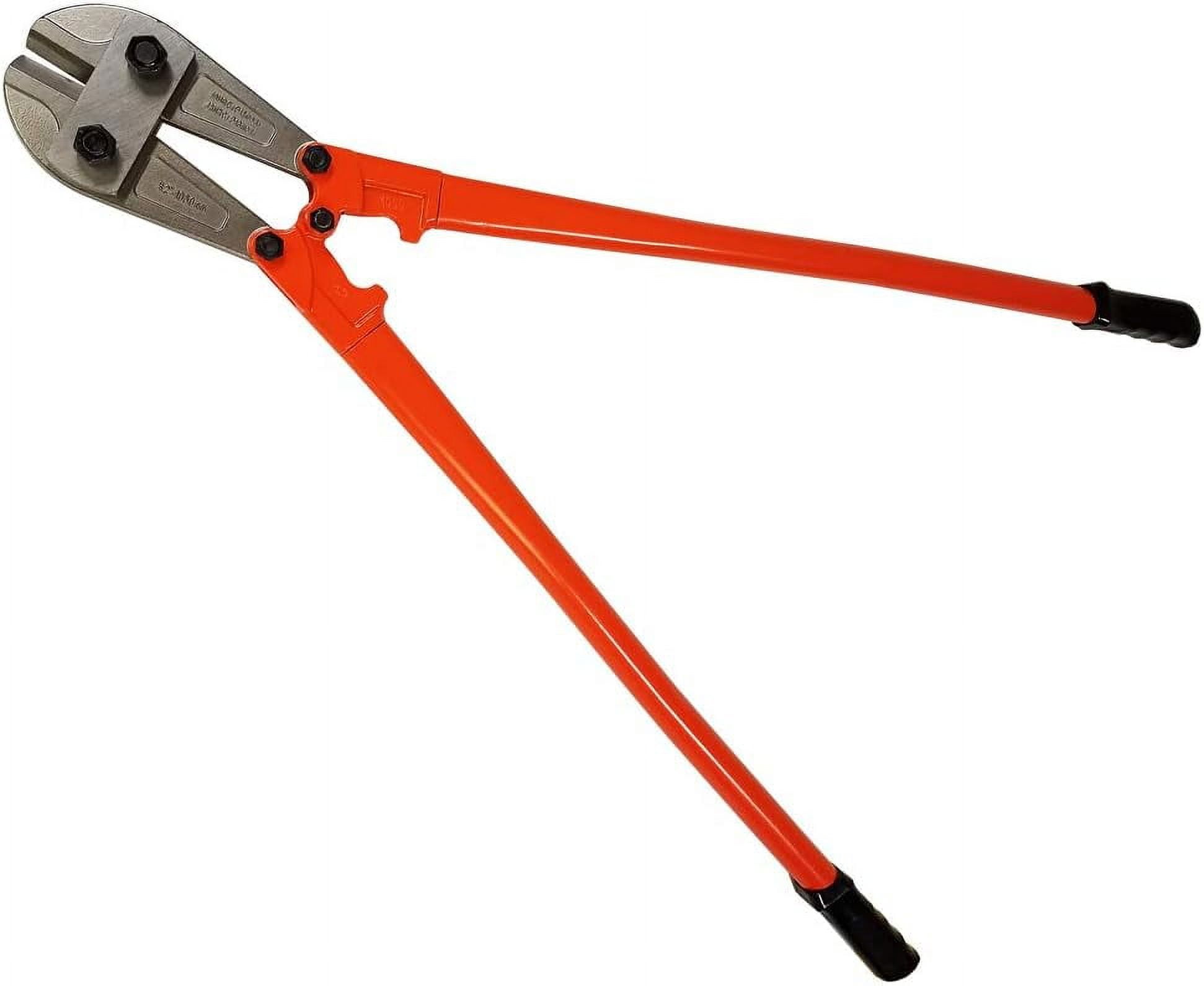 42 in High Tensile Heavy-Duty Bolt Cutters, Center Cut Jaw Type ...
