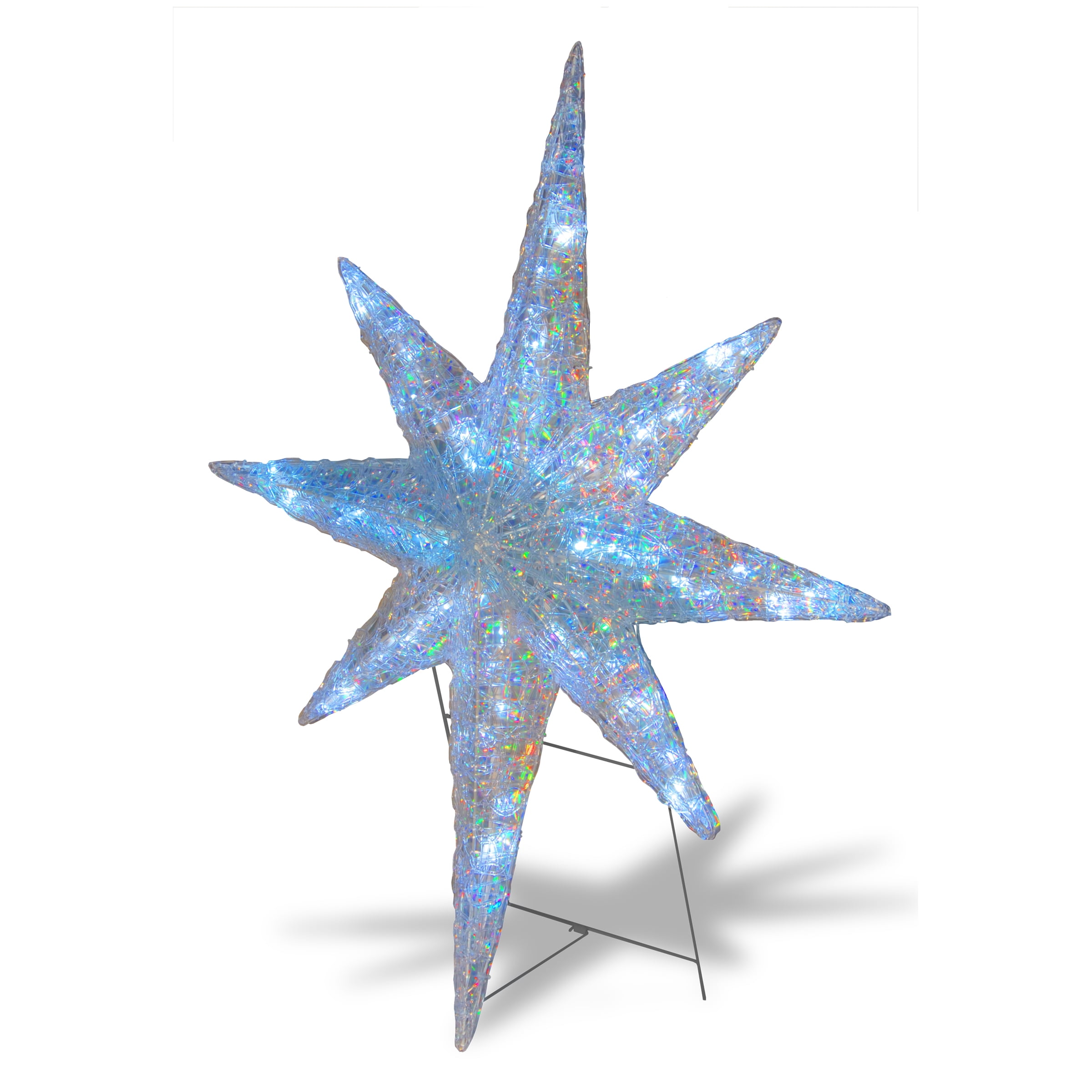 42 in. Ice Crystal Star with LED Lights - Walmart.com