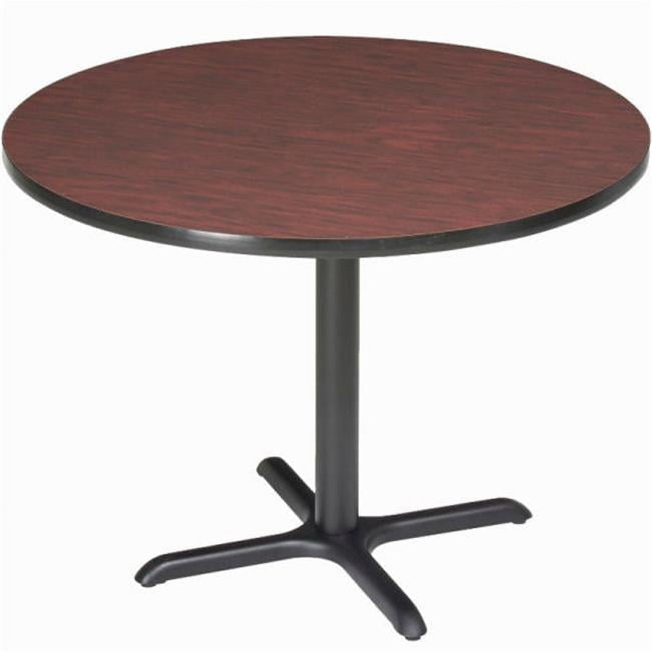42 in. Interion Round Counter Height Restaurant Table, Mahogany ...