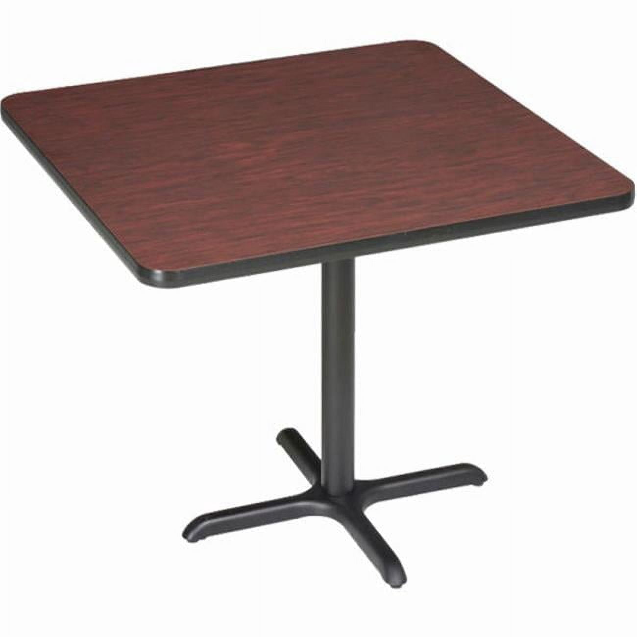 42 in. Interion Square Bar Height Restaurant Table, Mahogany - Walmart.com