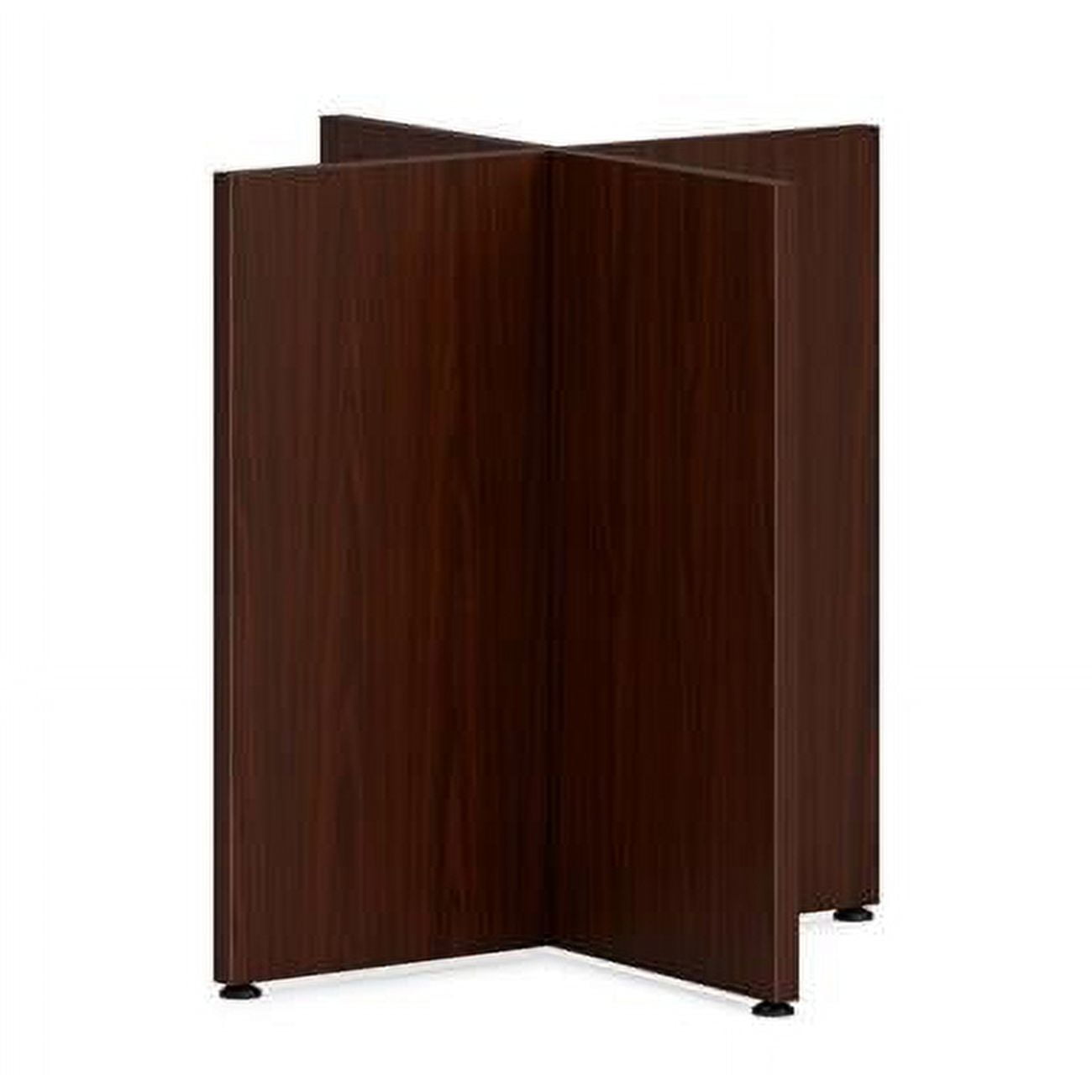 42 in. Mod Conference Table Base, Traditional Mahogany - Walmart.com