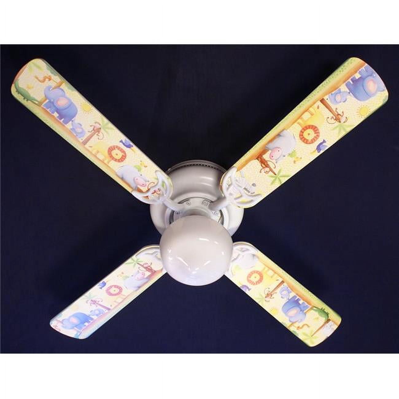 42 in. New Baby Nursery Jungle Animals Ceiling Fan - Walmart.com