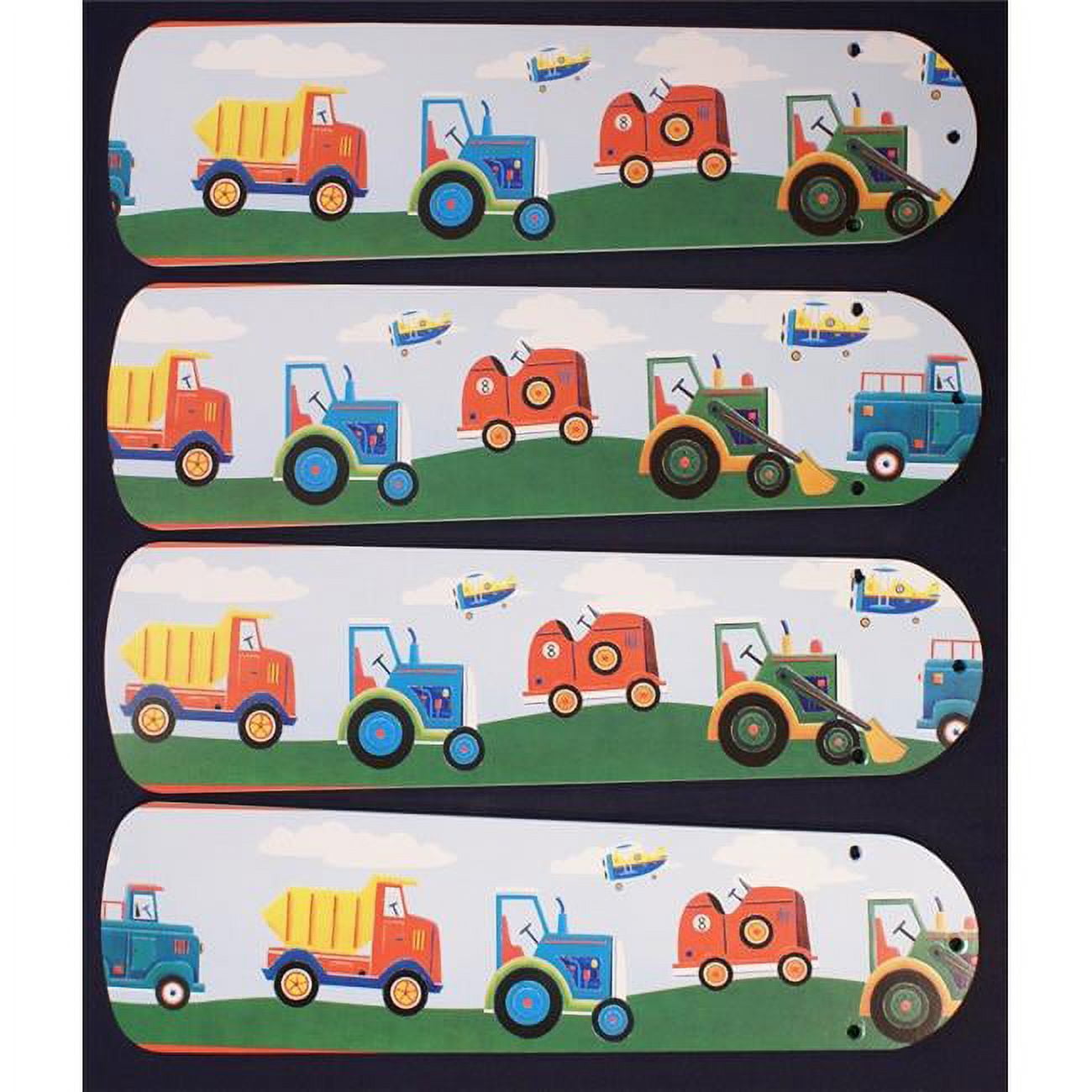 42 in. New Farm Trucks, Tractors & Transporation Ceiling Fan Blades ...