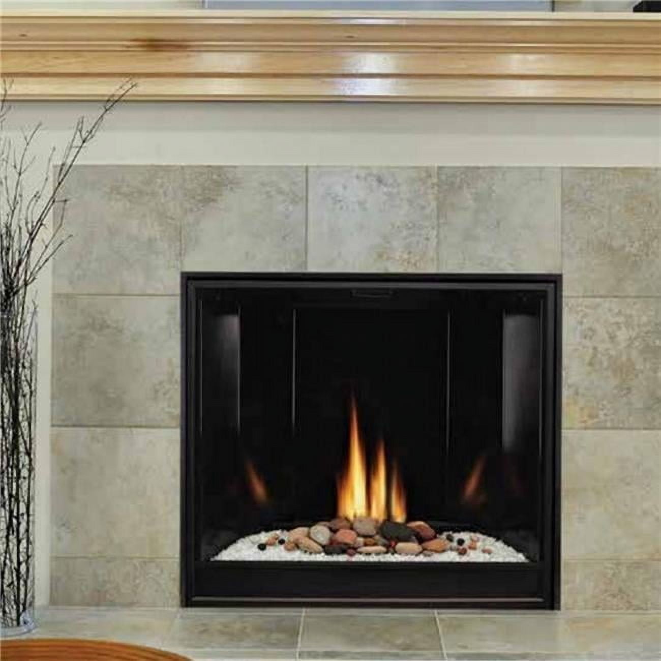 42 in. Propane Millivolt Porcelain Liner Fireplace, Balck - Walmart.com