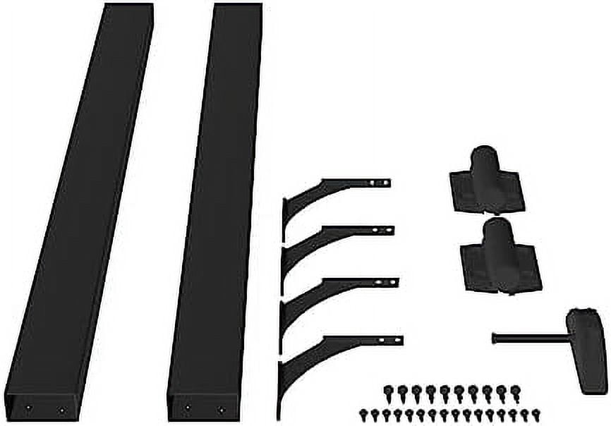 42 in. Textured Black Aluminum Rapid Rail Gate Conversion Kit - Walmart.com