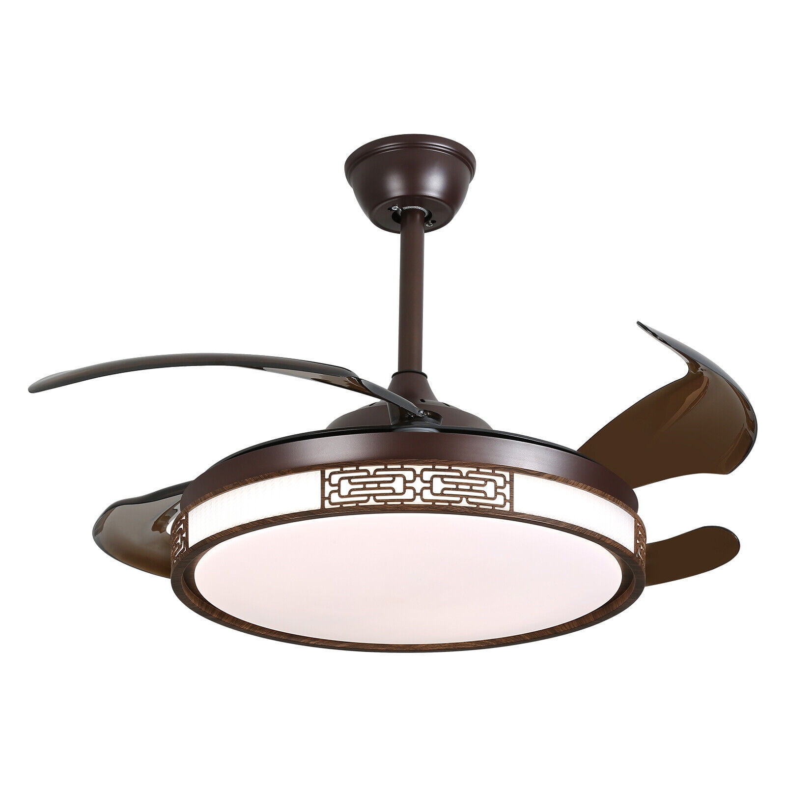 42 inch Ceiling Fan with Remote, Farmhouse Ceiling Fan Light, 3 Color ...