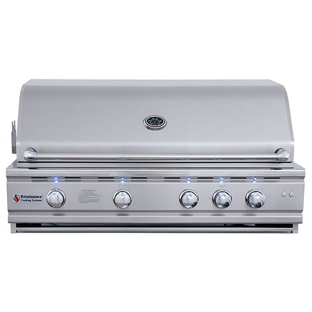 RCS Cutlass Pro 42-Inch 4-Burner lp gas grill Built-In with Blue LED ...