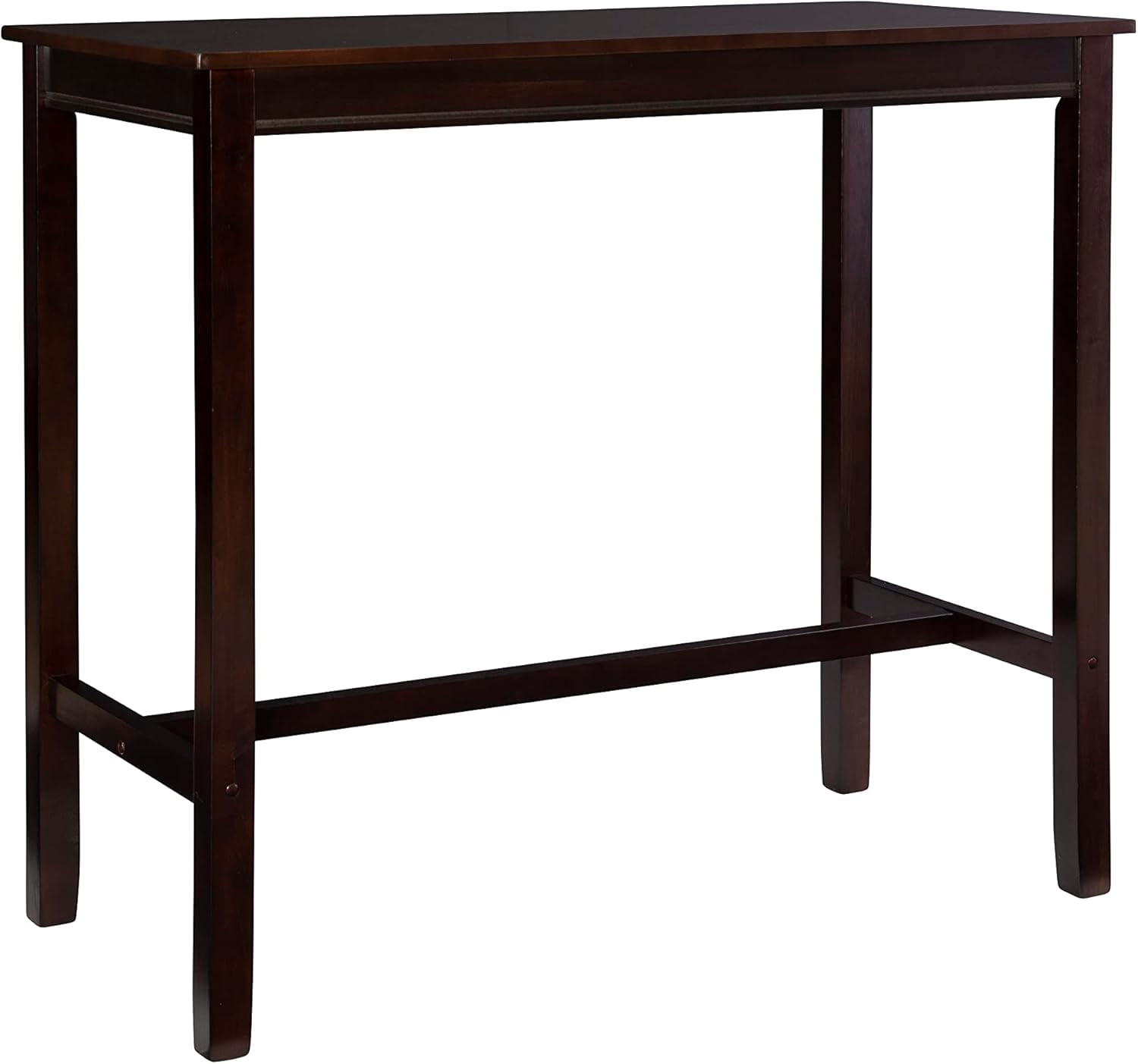 42 inch Height Pub Claridge Table, Walnut Bar - Walmart.com