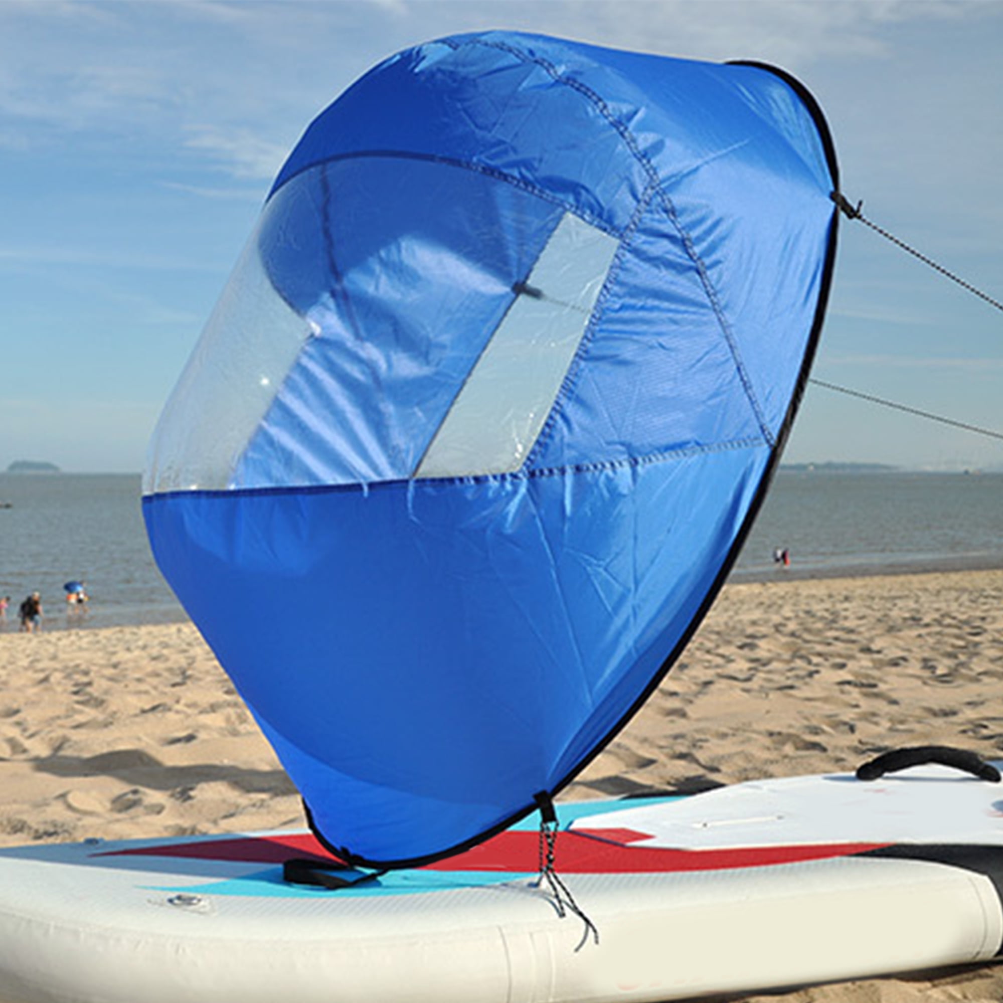 42 inch Kayak Wind Sail, Foldable Downwind Kayak Sails Boat Accessories ...