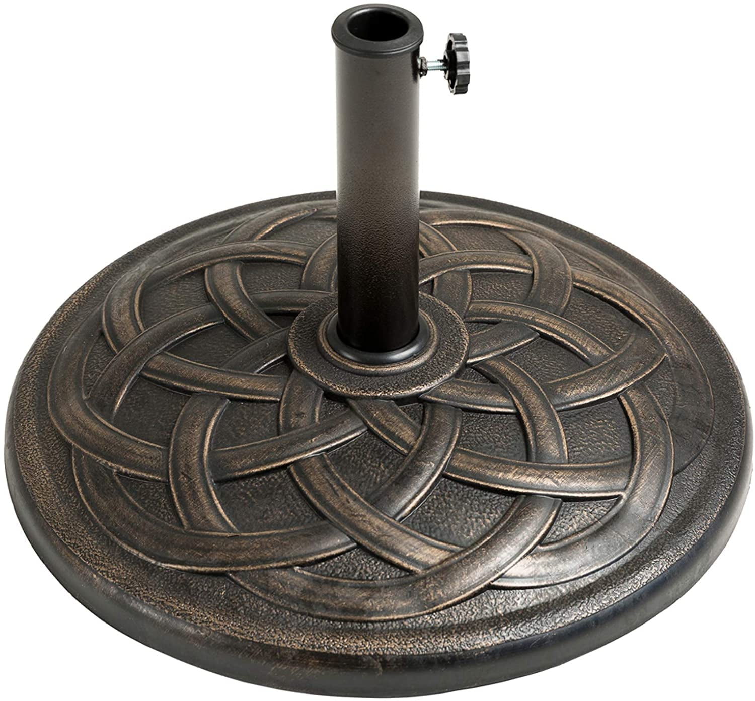 42 lb Heavy Duty Round Base Stand Weight for Outdoor Patio Market Table ...