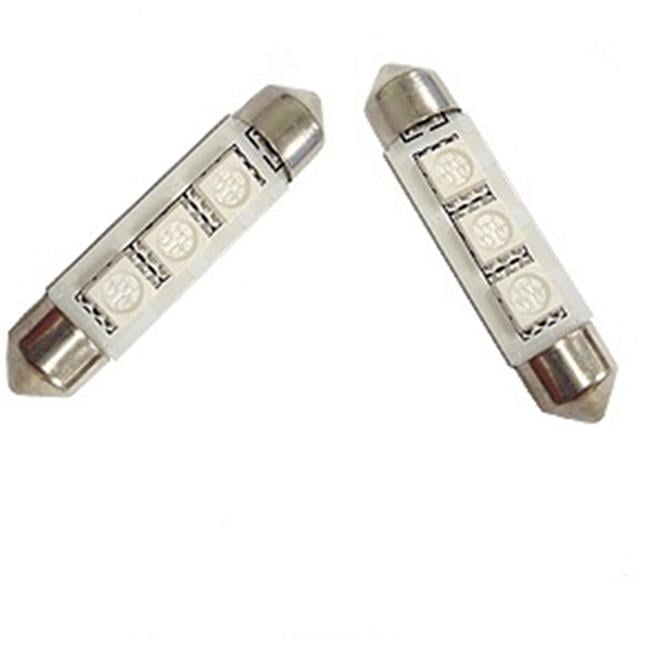 42 mm Festoon License Plates Courtesy Map Dome Lights - Bulbs Blue ...