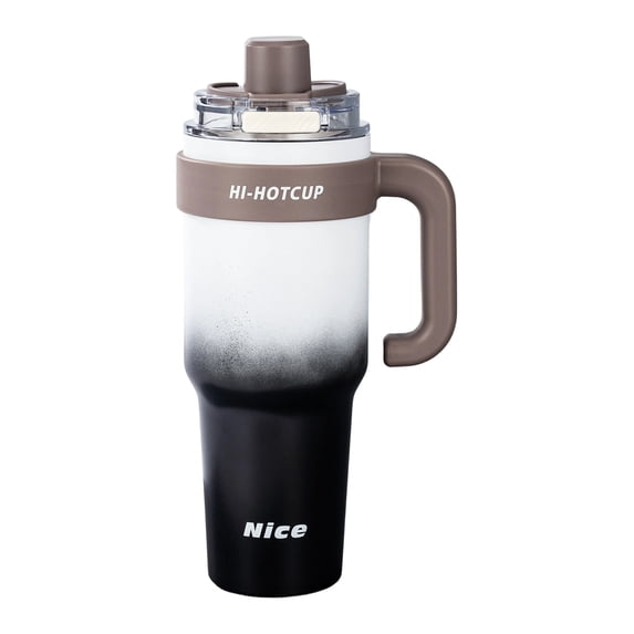 42 oz Stainless Steel Mug / Slide Lock Lid,Insulated Tumbler with ...