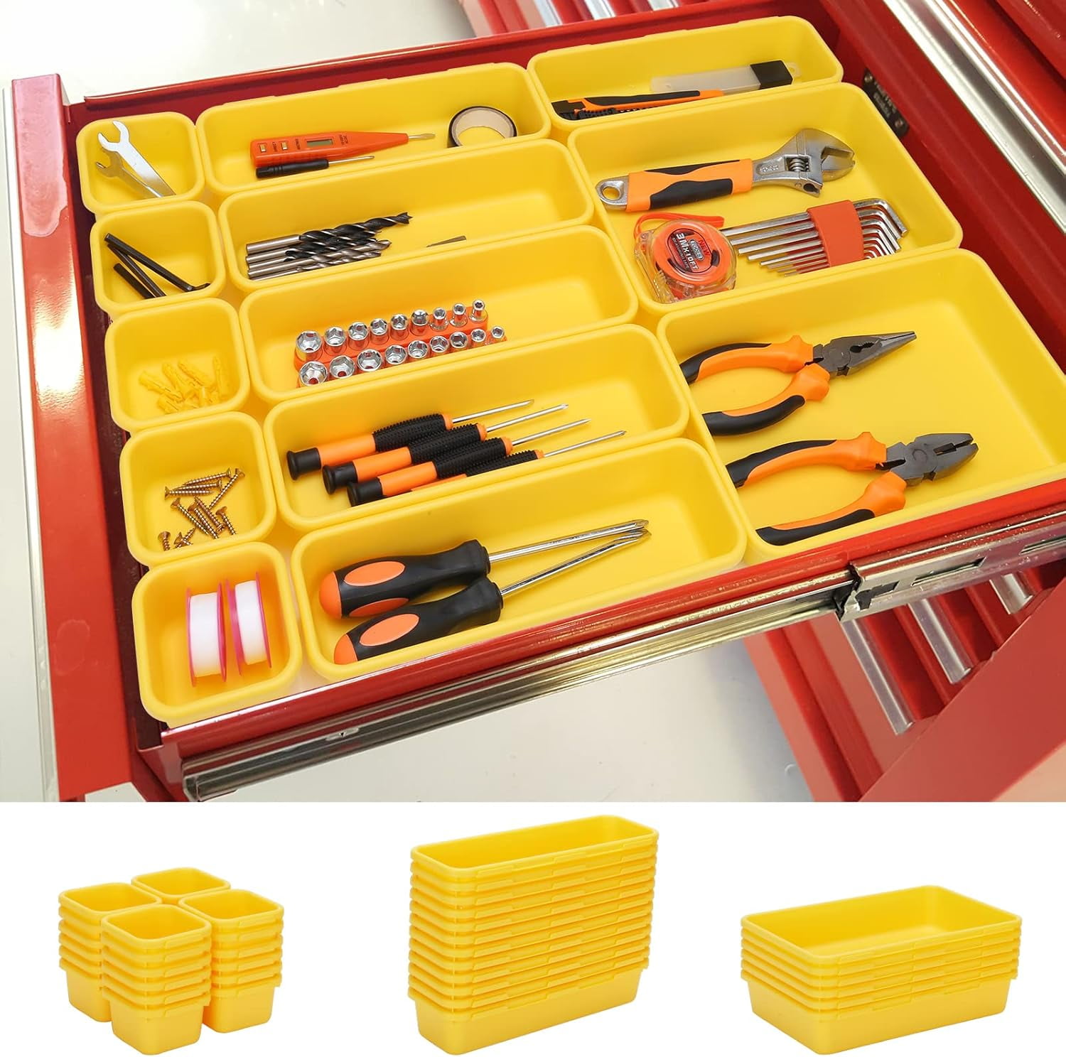 42 piece toolbox organizer, rolling toolbox cart cabinet, workbench ...