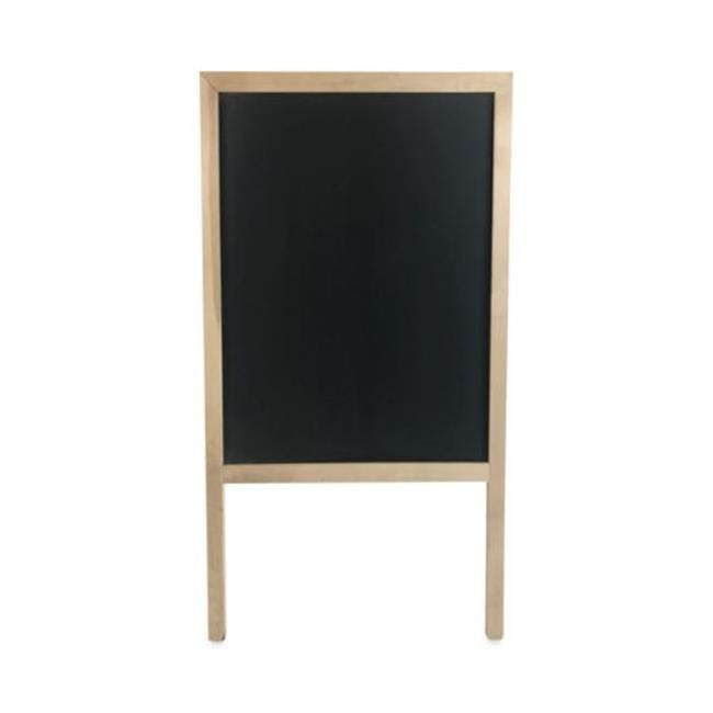 42 x 24 in. Black Chalkboard Marquee Board, Natural Wood Frame ...