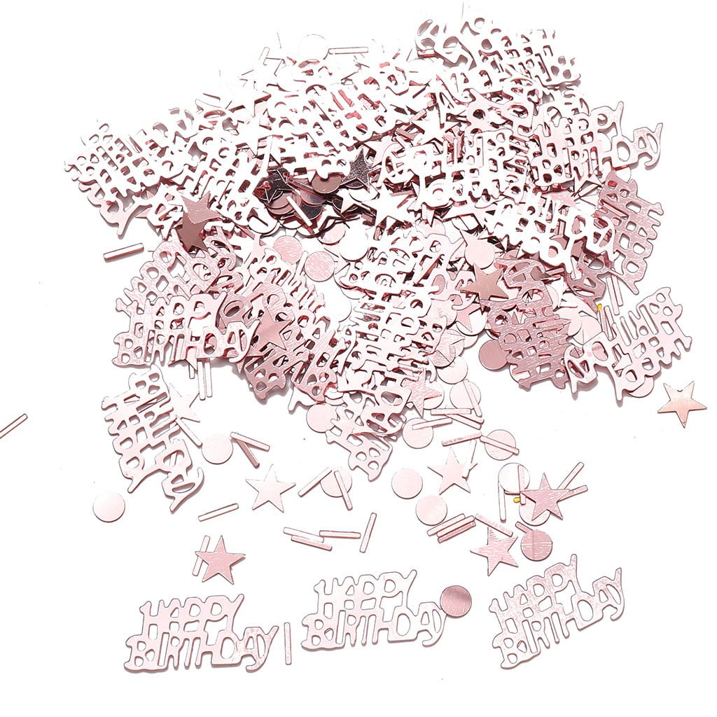 Rose Gold Table Confetti