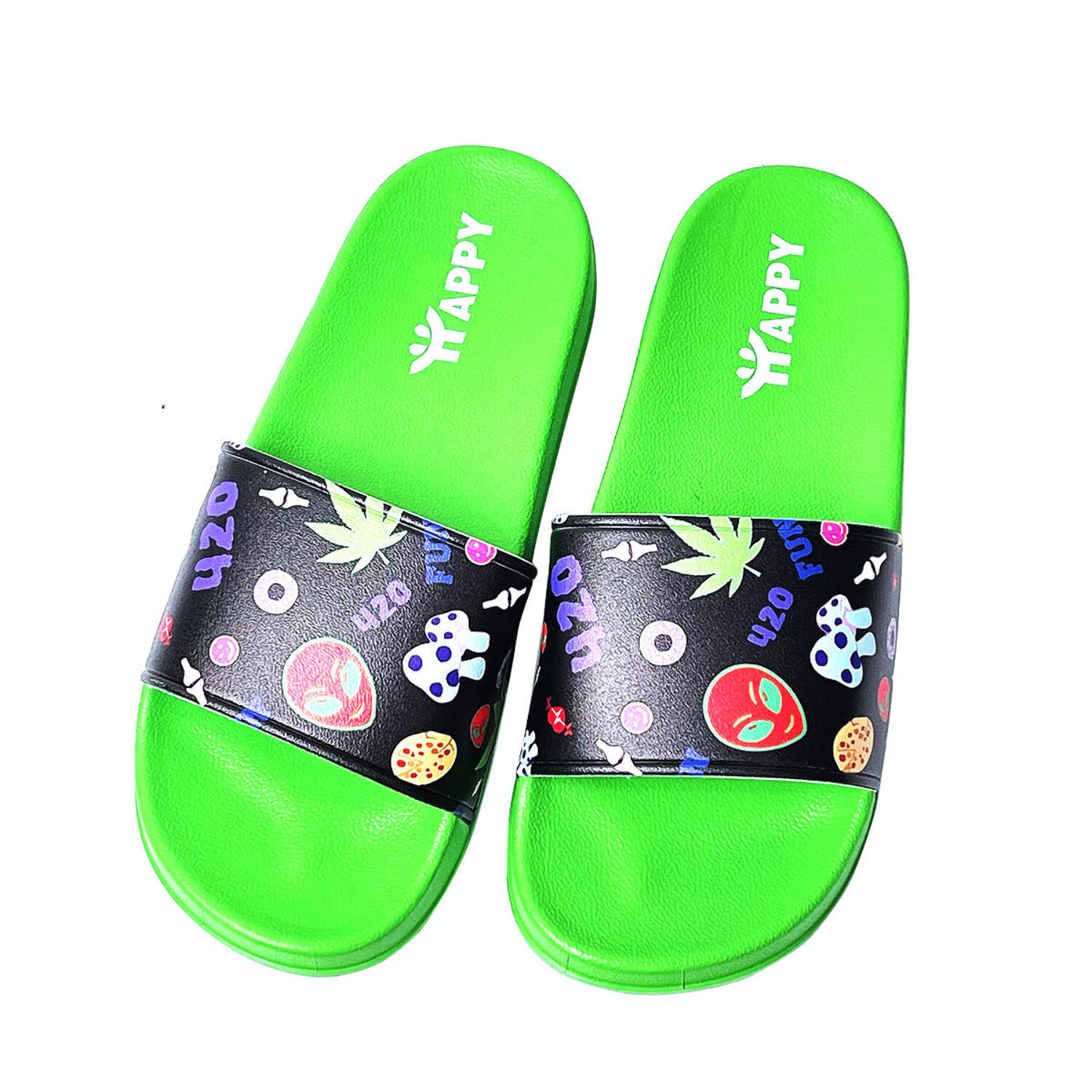 420 Alien Slide Sandals - Walmart.com