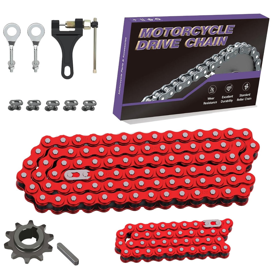 420 Chain 42 and 90 Links Kits Fit for Coleman Mini Bike BT200X CT200U ...