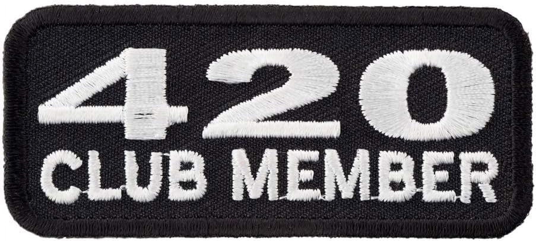 420 Club Member Biker Patch, Marijuana Patches - Walmart.com