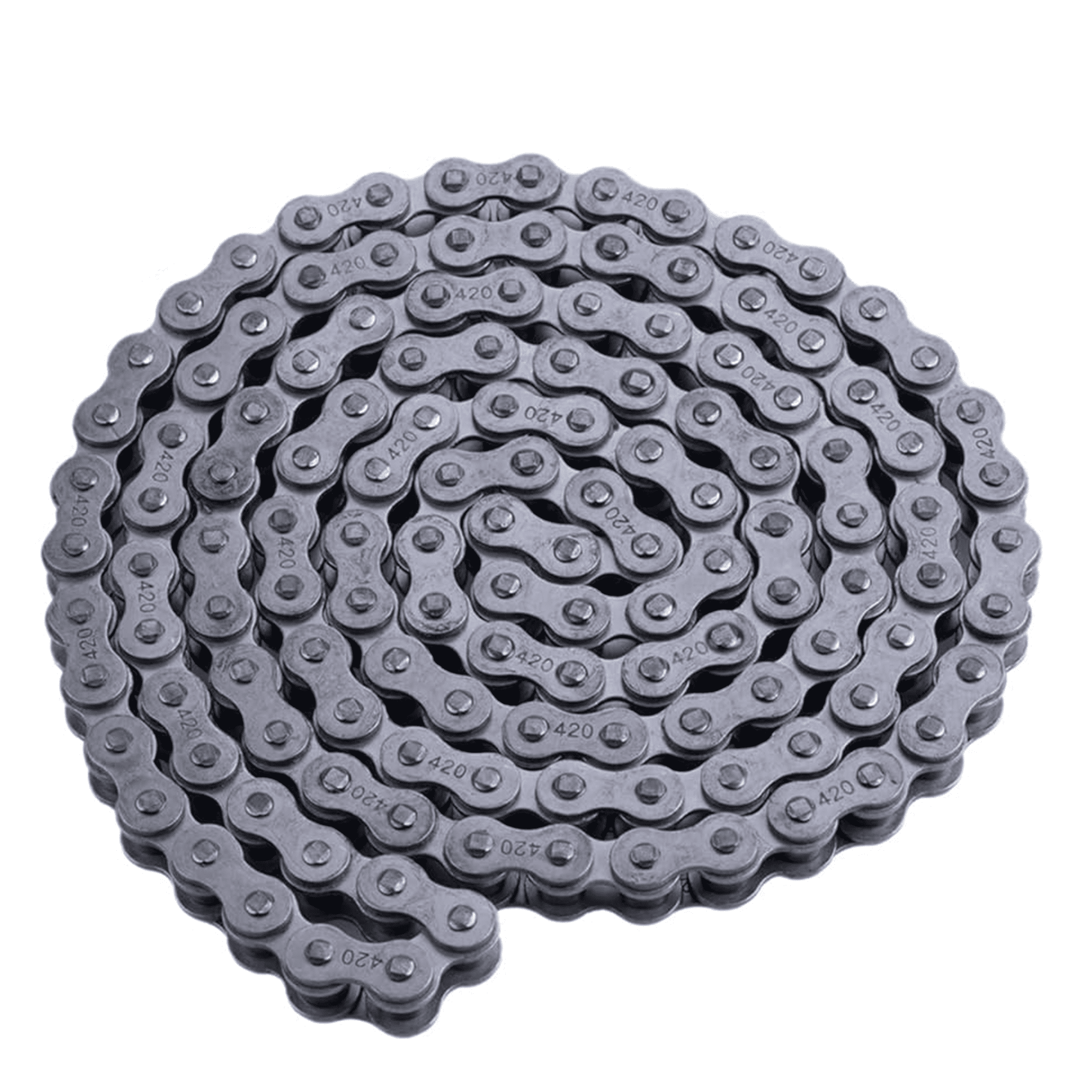 420 Motorcycle Chain 132 Link Standard Roller Chain for 100cc 110cc ...