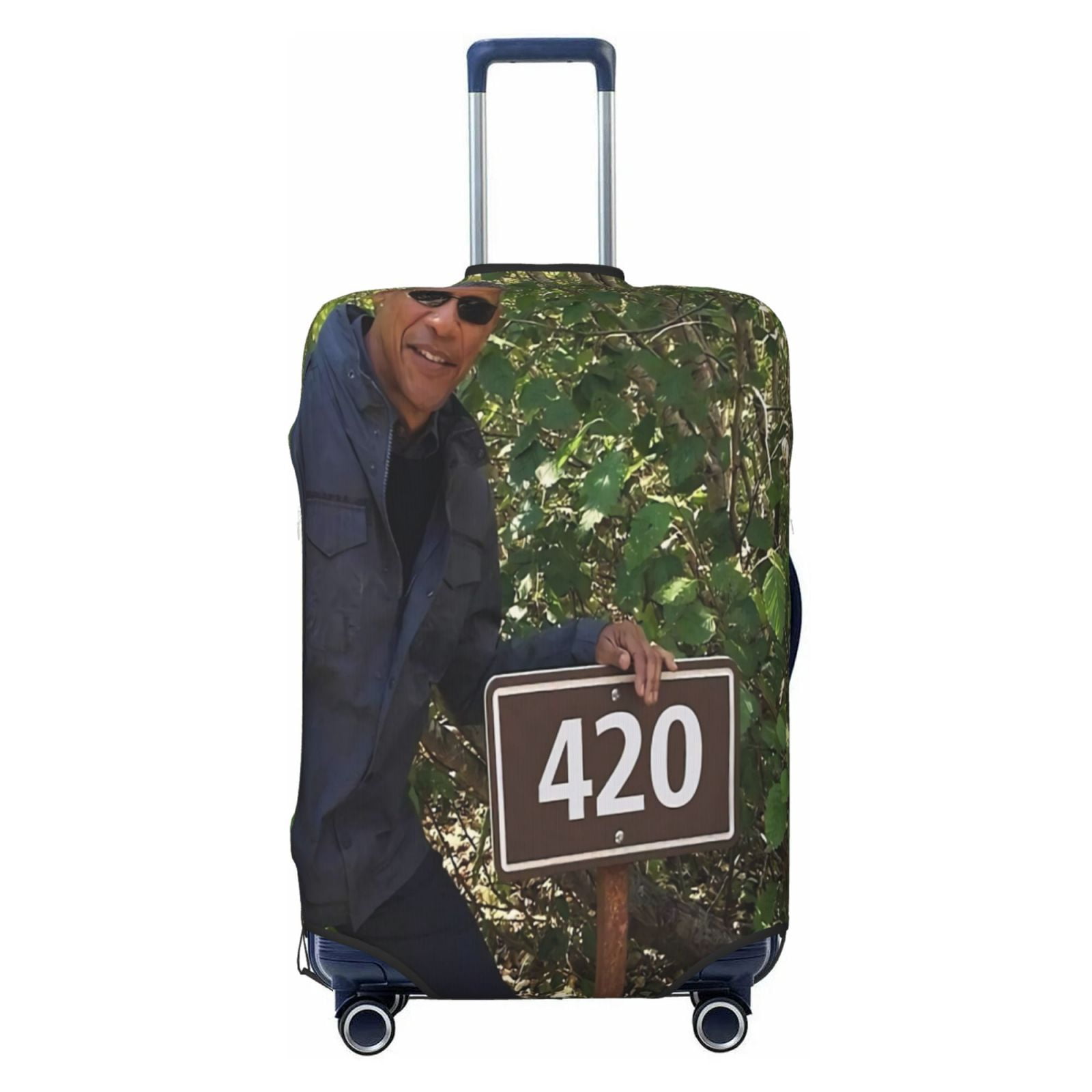 420 Obama Print Luggage Cover Approved Travel Suitcase Protector ...